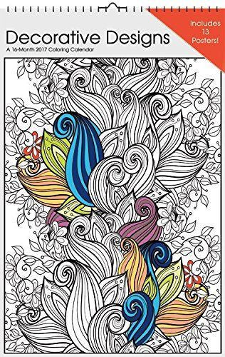 calendar coloring pages 2017