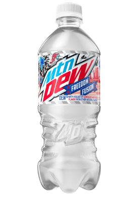 New Mountain Dew Freedom Fusion Soda Pop 20 Ounce Bottle – Mason City ...