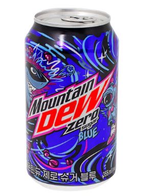 Mountain Dew Zero Sugar Blue Soda 355ML Can – Mason City Poster Company