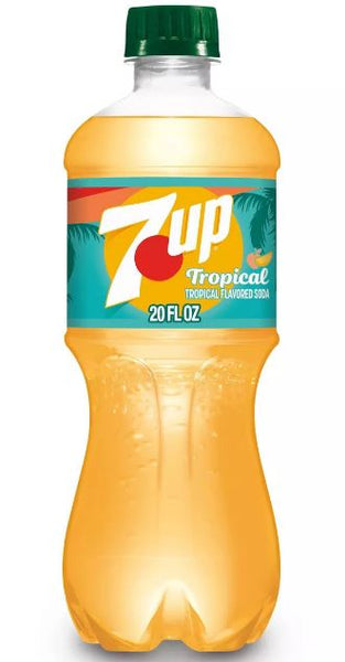 New 7up Tropical 20 Ounce Bottle Seven Up – Mason City Poster Company