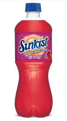 New Sunkist Raspberry Blood Orange 20 Ounce Bottle – Mason City Poster ...