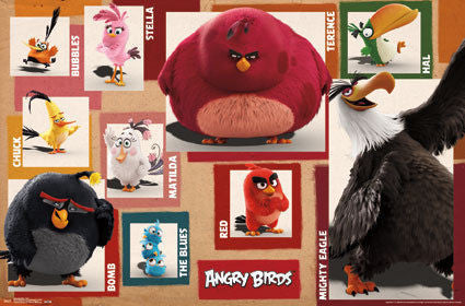 Angry Birds - Chart Movie Poster 22x34 RP14446 UPC882663044467 – Mason ...