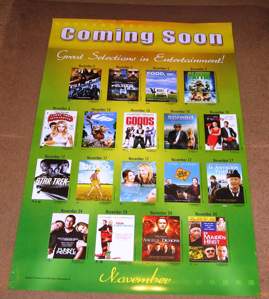 Coming Soon November 2009 24x36 Used – Mason City Poster Company