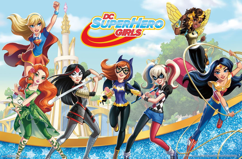 DC Super Hero Girls - Girls Wall Poster RP14077 UPC882663040773 23x34 ...