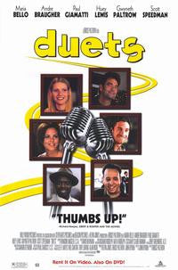 Duets 2000 Movie Poster 27x40 Used Gwynth Paltrow, Huey Lewis, Paul Gi ...