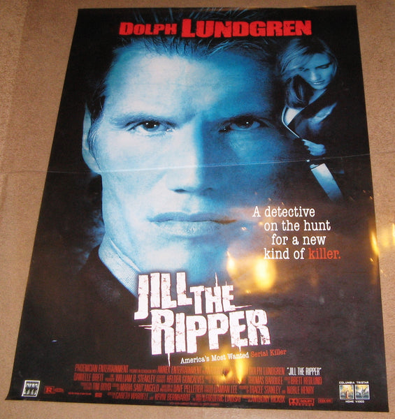Jill The Ripper Movie Poster 27x40 Used Dolph Lundgren – Mason City ...