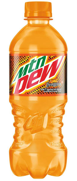 New Mountain Dew Livewire Soda Pop 20 Ounce Bottle – Mason City Poster ...