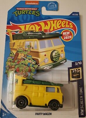 New 2020 Hot Wheels Teenage Mutant Ninja Turtles Party Wagon HW Screen ...