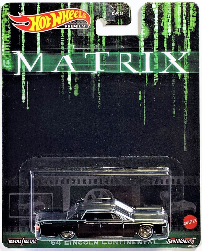 New 2022 Hot Wheels '64 Lincoln Continental Matrix Premium Real Riders ...