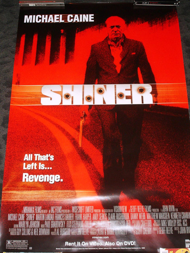 Shiner Movie Poster 27x40 Used Michael Caine, Eric Mason, Winston Elli ...
