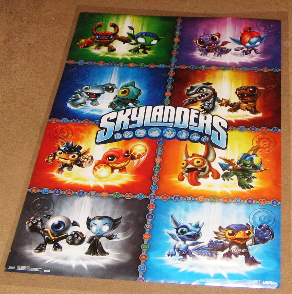 Skylanders - Mini Game Poster 22x34 RP13552 UPC882663035526 Rare – Mason City Poster Company