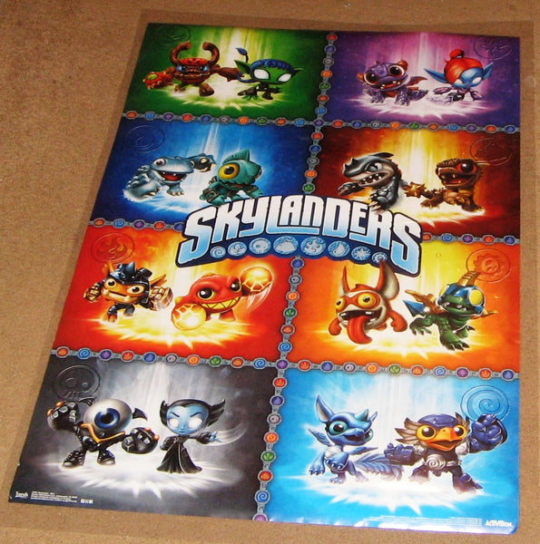 Skylanders - Mini Game Poster 22x34 RP13552 UPC882663035526 Rare ...