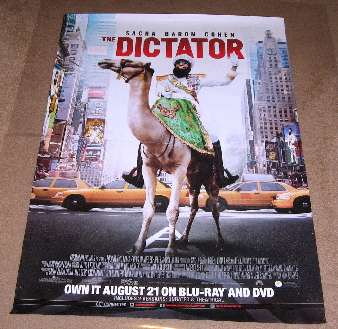 The Dictator Movie Poster