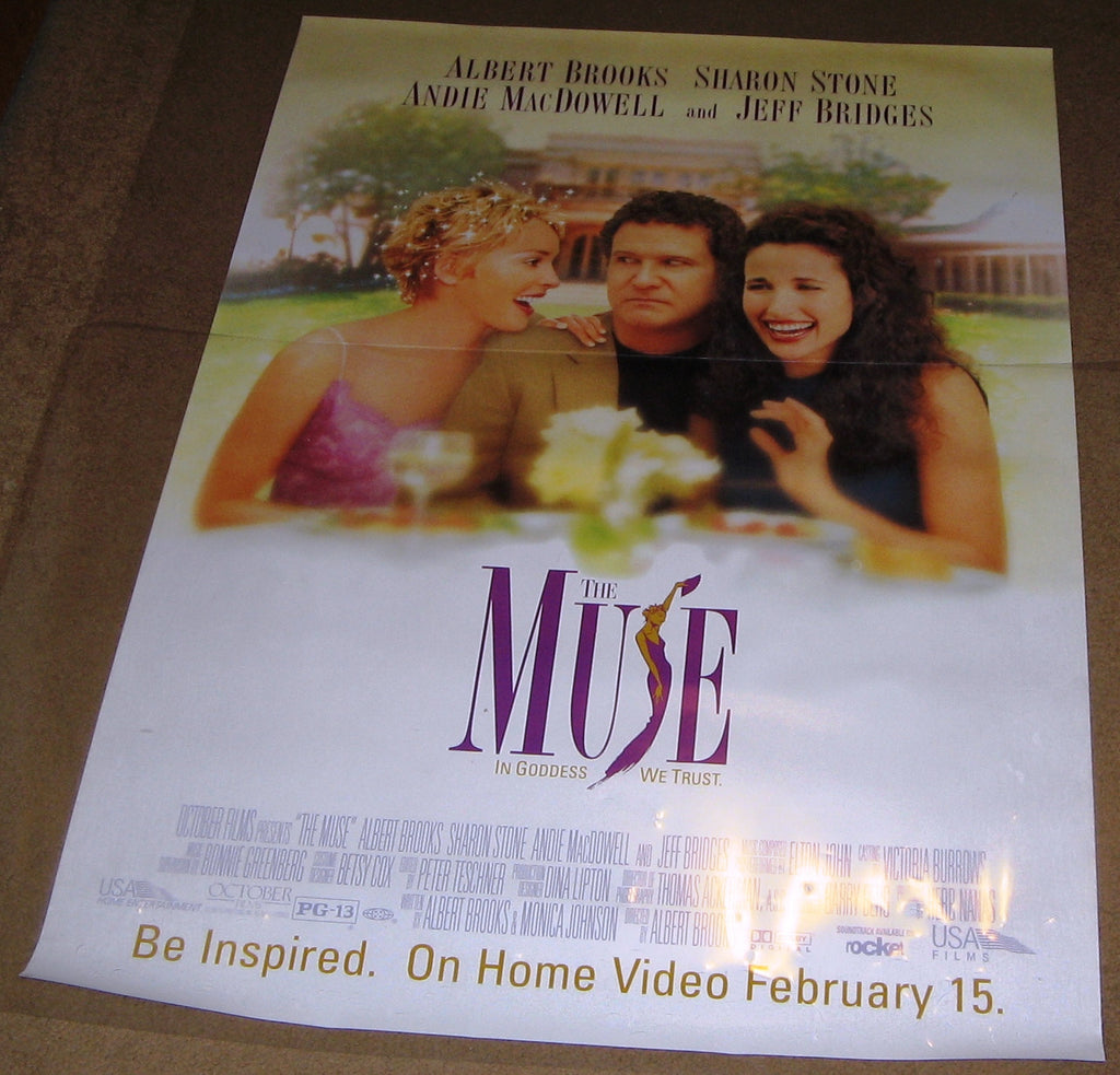 The Muse 1999 Movie Poster 27x40 Used Jeff Bridges, Sharon Stone, Lore ...